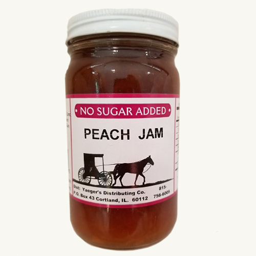 Amish Jam - Peach - No Sugar - Old Country Cheese